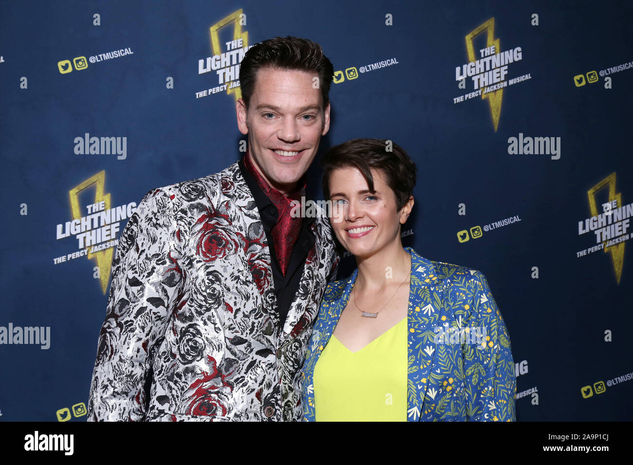 Opening night party for The Lightning Thief: The Percy Jackson Musical ...