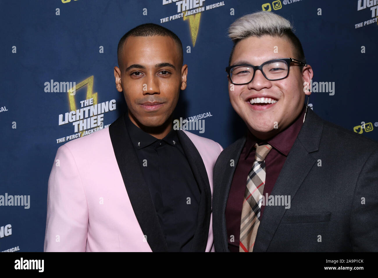 Opening night party for The Lightning Thief: The Percy Jackson Musical ...