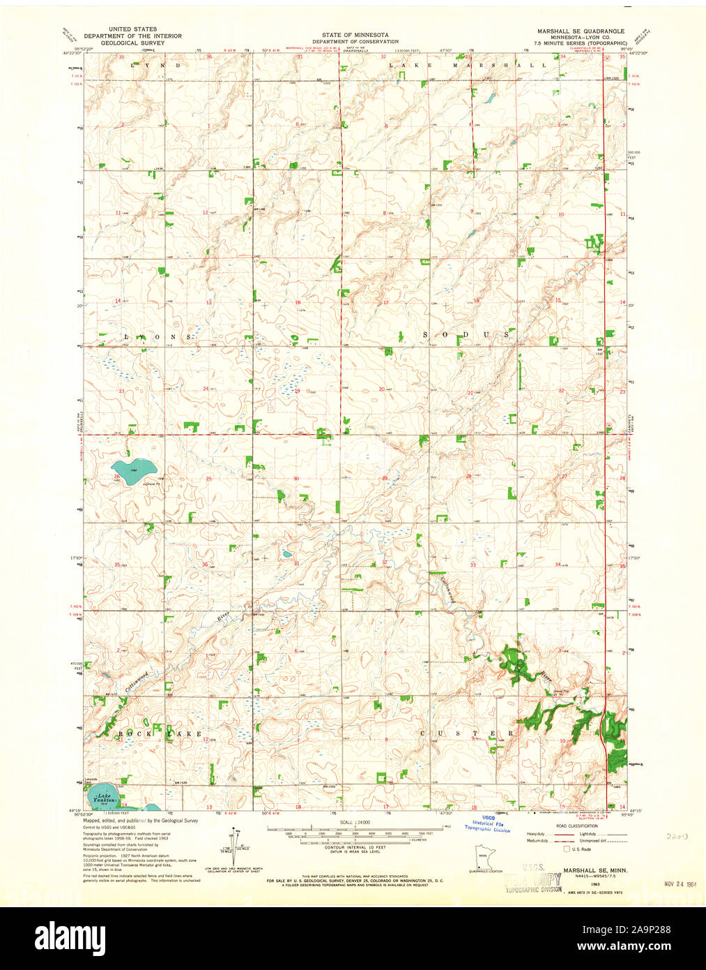 Map of marshall minnesota hi-res stock photography and images - Alamy