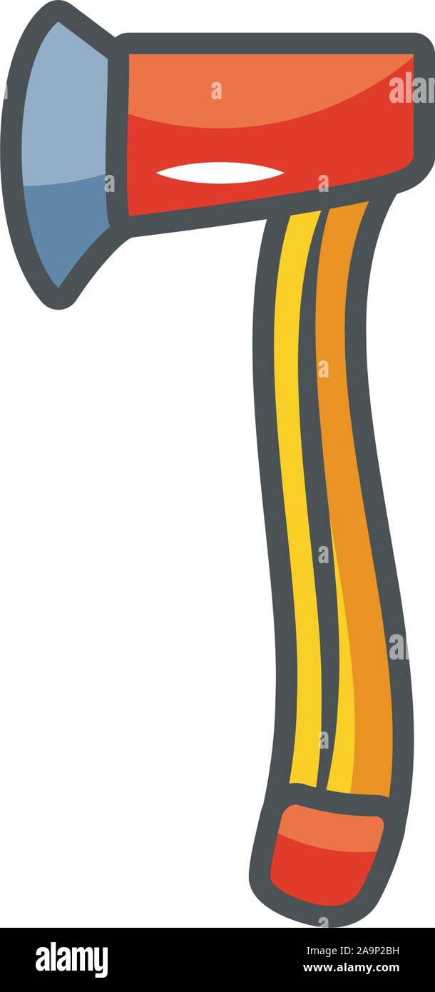 axe equipment safety fill icon vector illustration Stock Vector Image ...