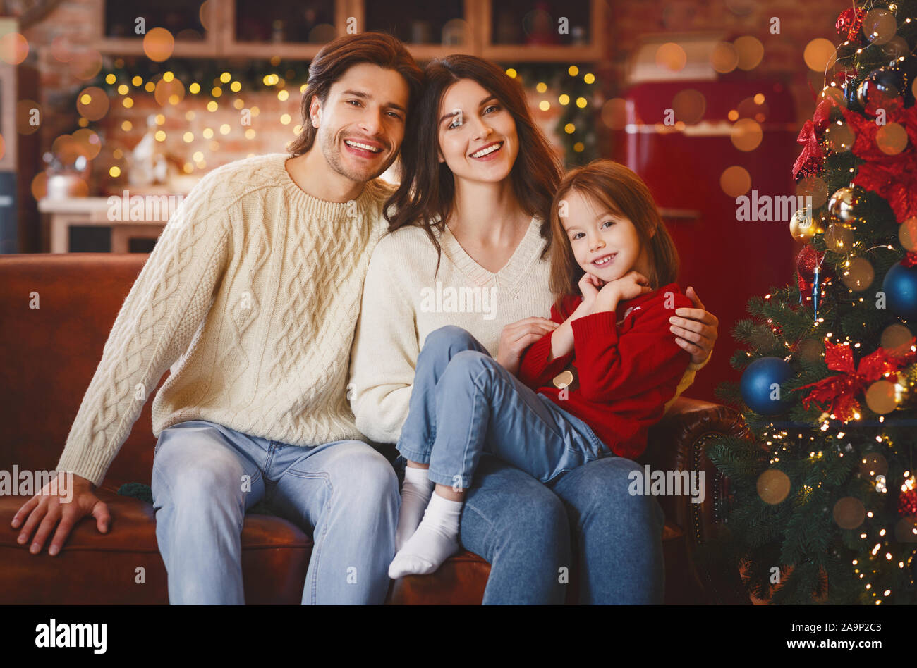 Cheerful friendly smiling family mother hi-res stock photography and ...