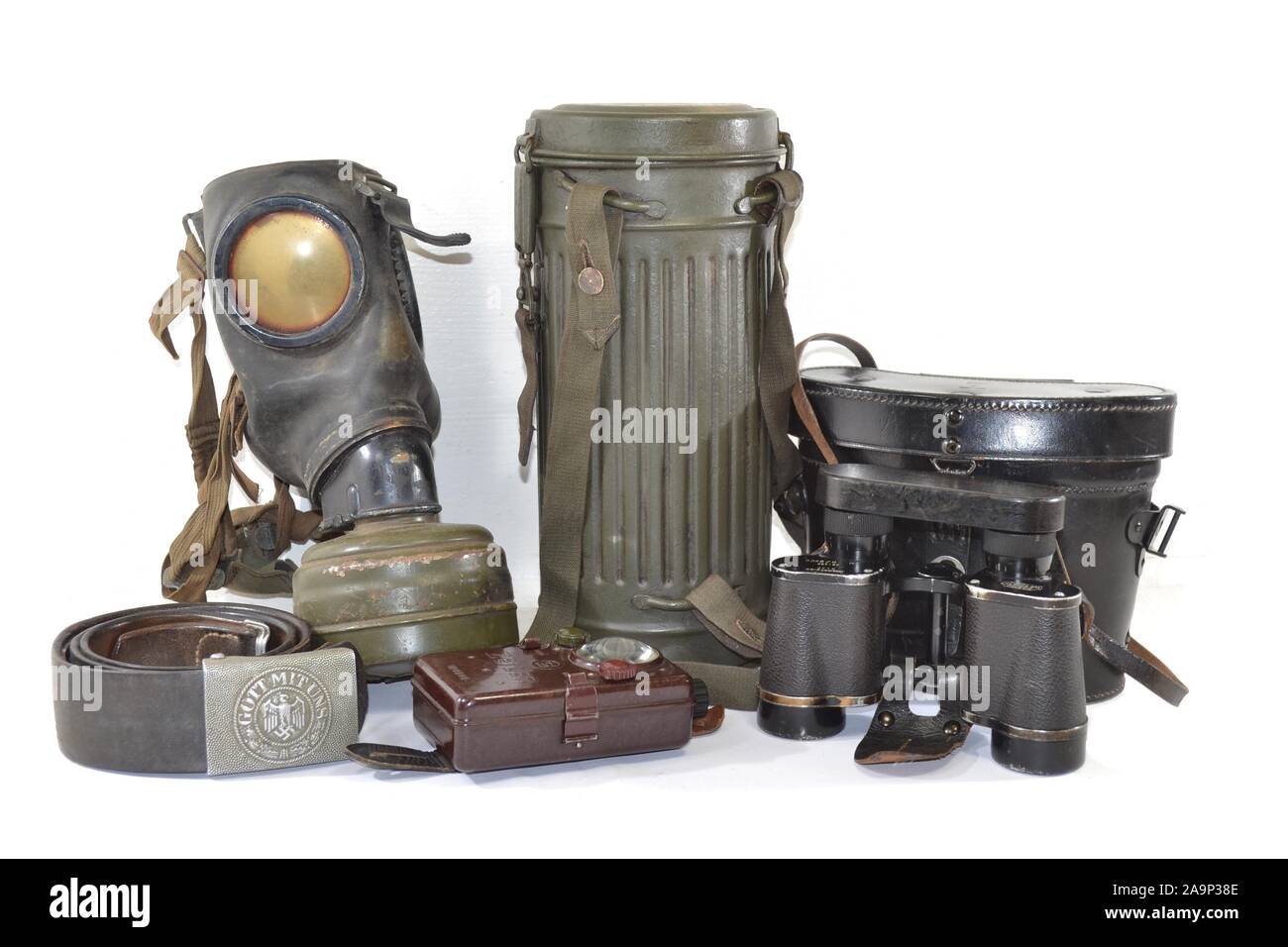 German military binoculars Cut Out Stock Images & Pictures - Alamy