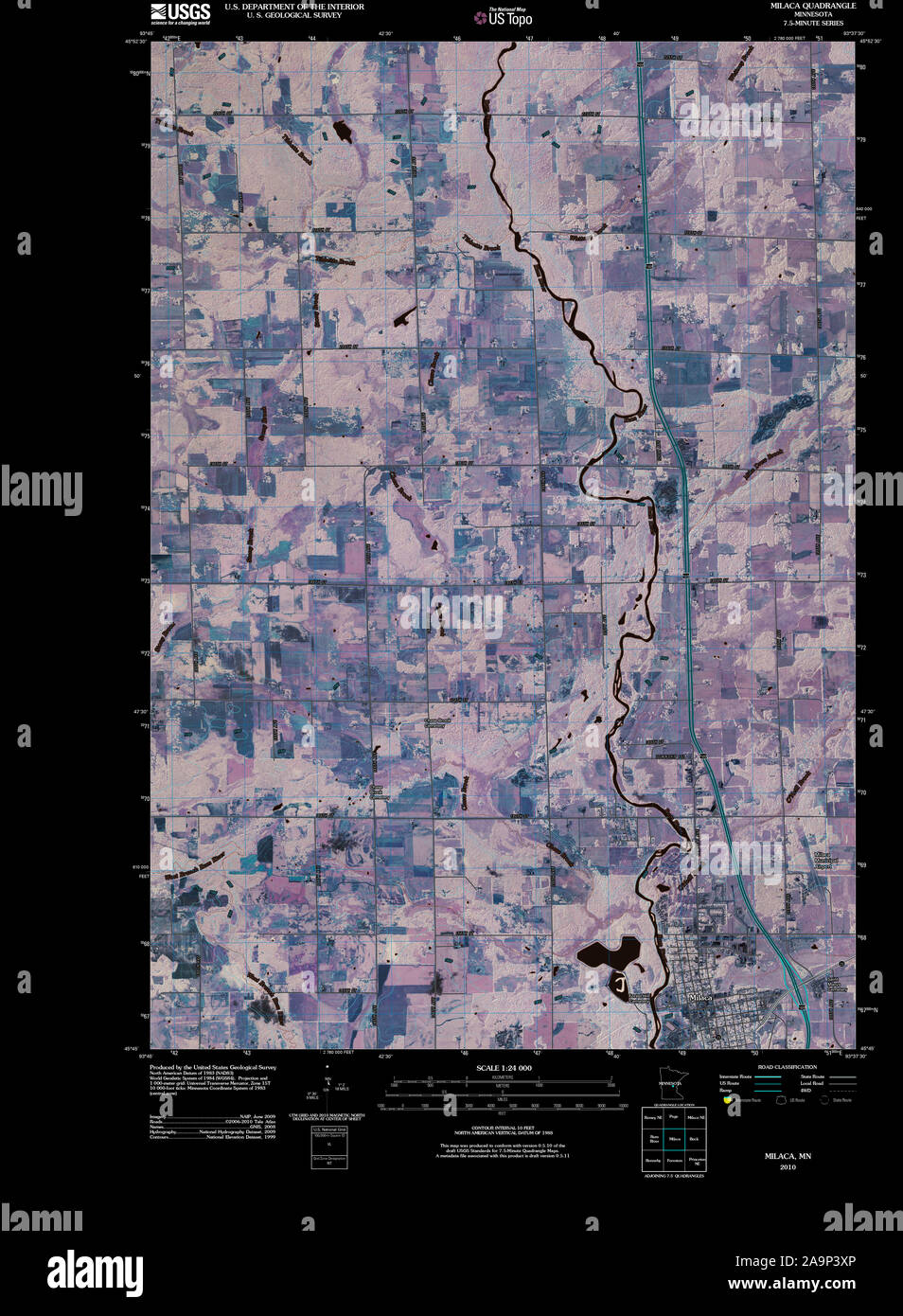 Milaca minnesota map hi-res stock photography and images - Alamy