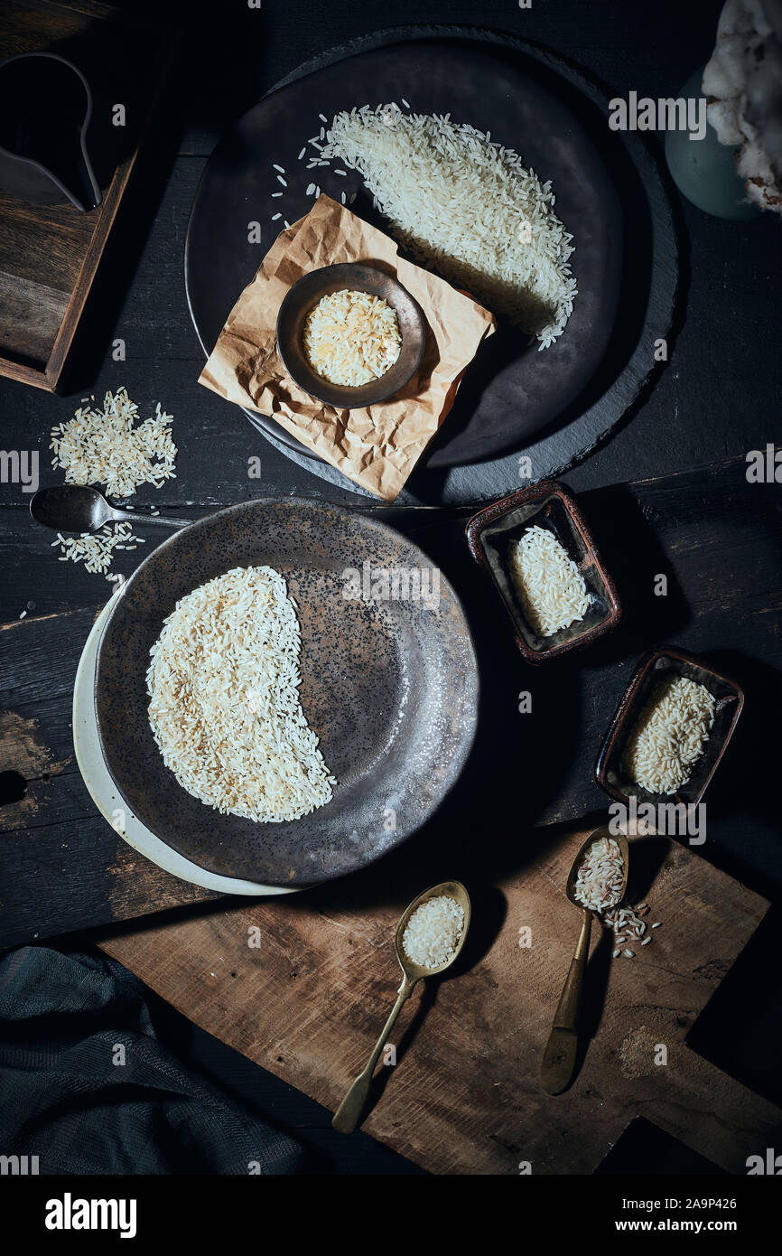 Different varieties of rice hi-res stock photography and images - Alamy