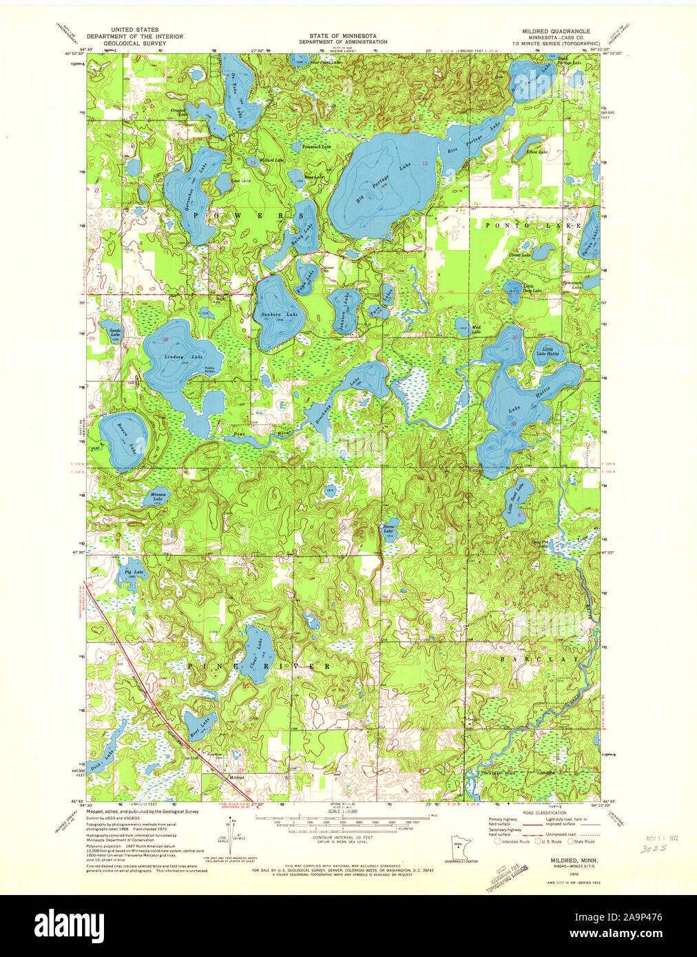 Map of mildred hi-res stock photography and images - Alamy