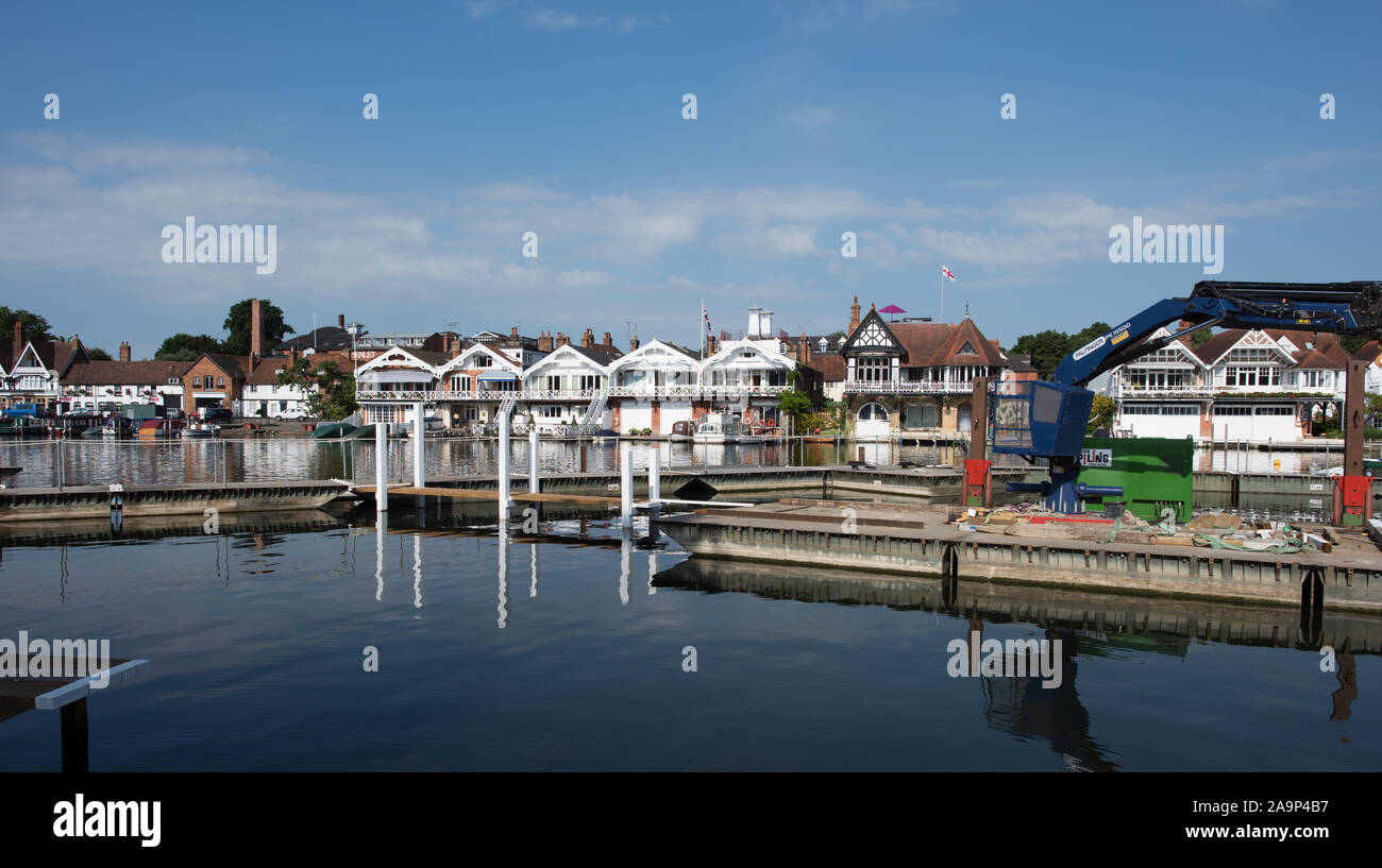 Henley. Berks, United Kingdom. 2017 Henley' Women's Regatta. Rowing on ...