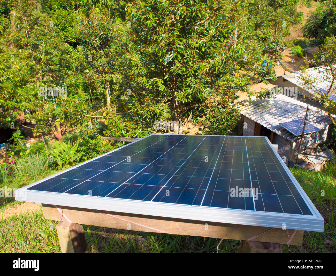 Solar Panel On Roof Top High Resolution Stock Photography and Images ...