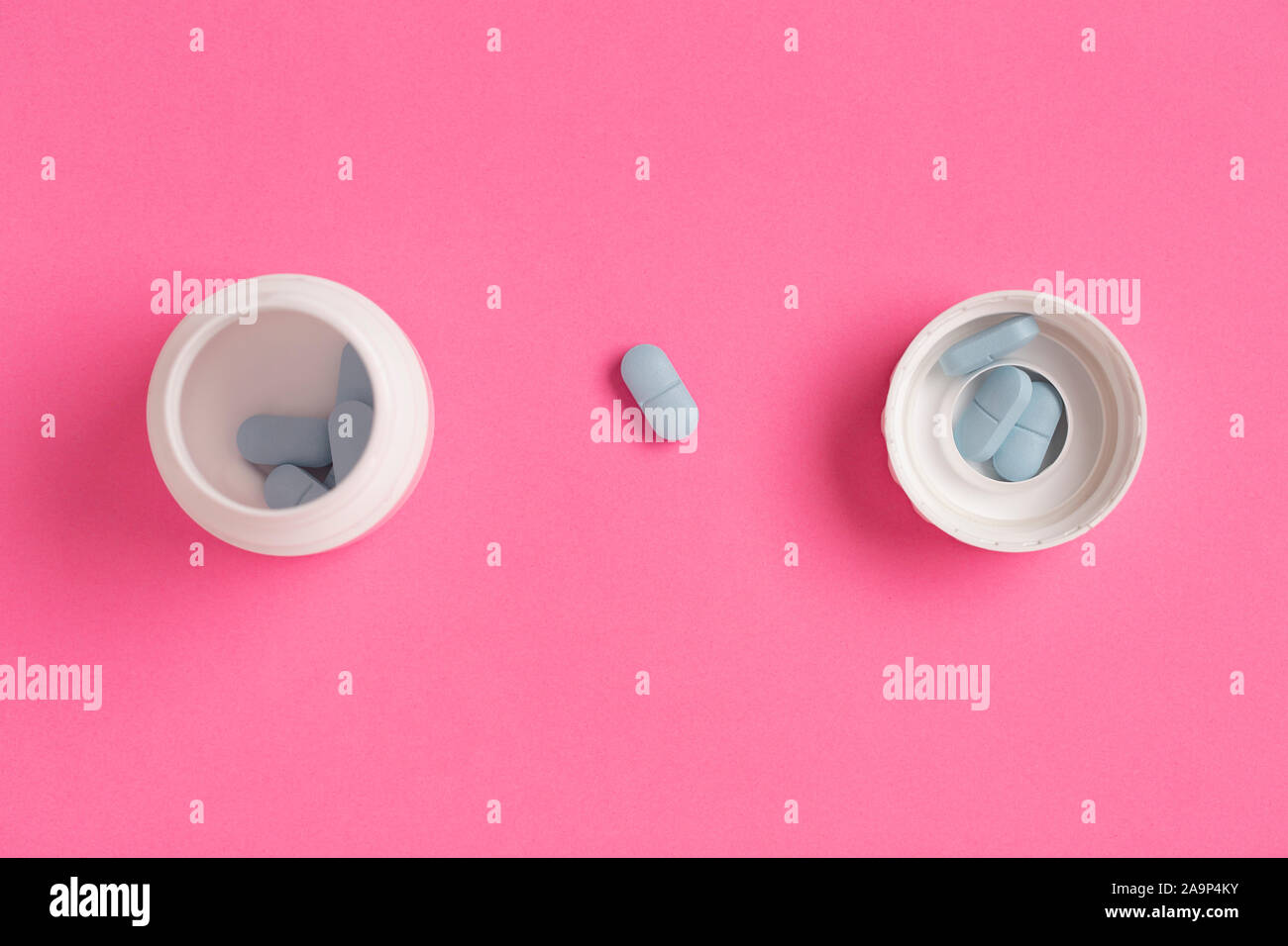 Capsule Pill Blue White High Resolution Stock Photography and Images ...