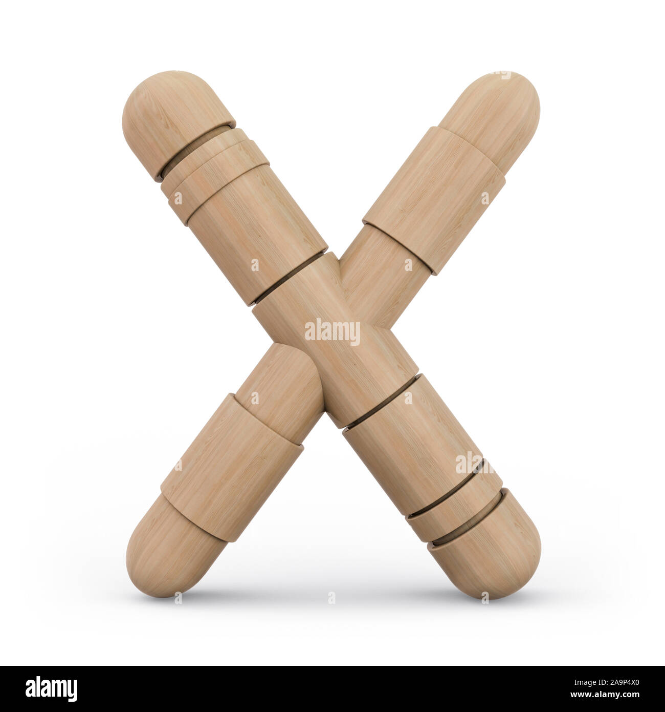 Capital letter X. Uppercase. Wooden futuristic font. Carved alphabet ...