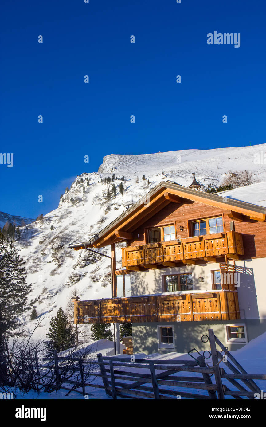 Traditional Wooden Alpine House High Resolution Stock Photography and ...