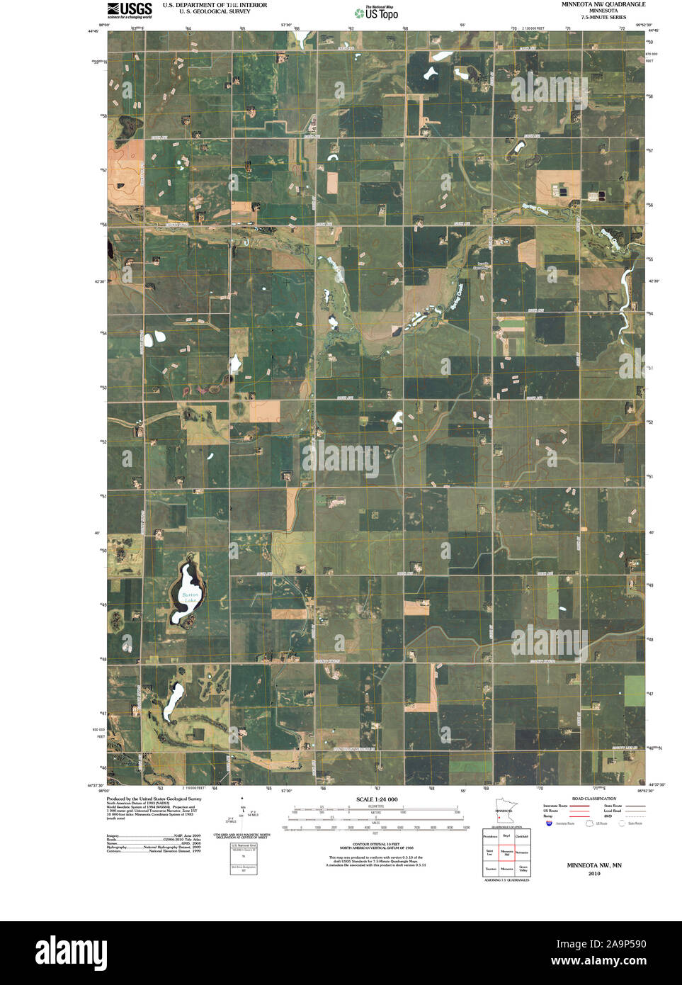 Minneota map hi-res stock photography and images - Alamy