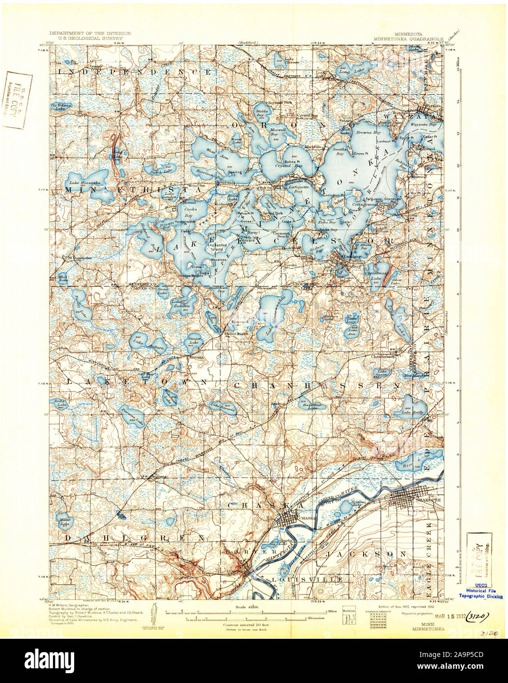 Minnetonka mapping hi-res stock photography and images - Alamy