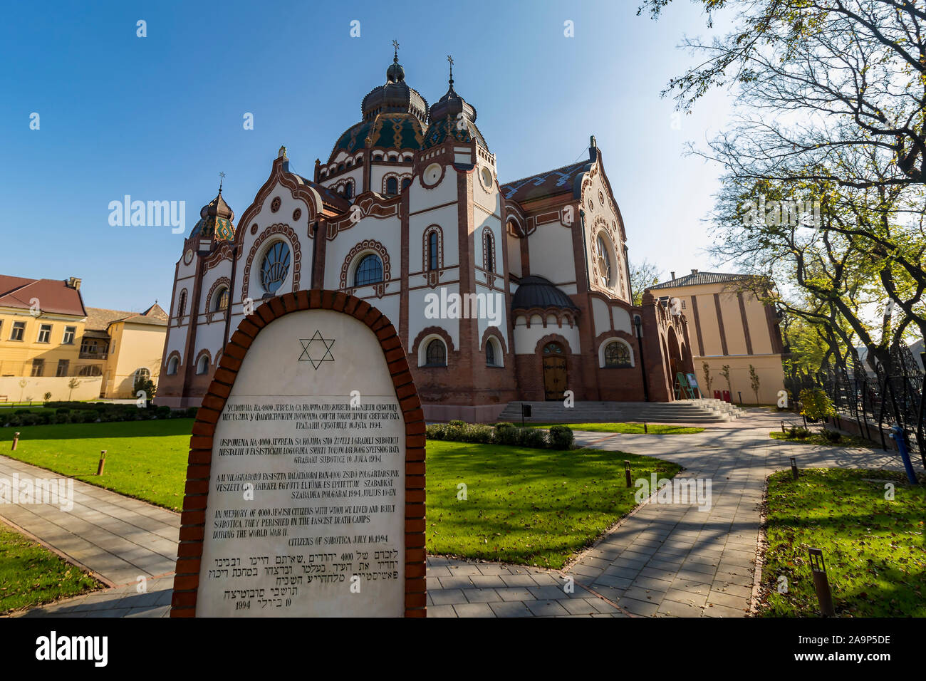 Beautiful Subotica Synagogue, landmark of Subotica city, Vojvodina ...
