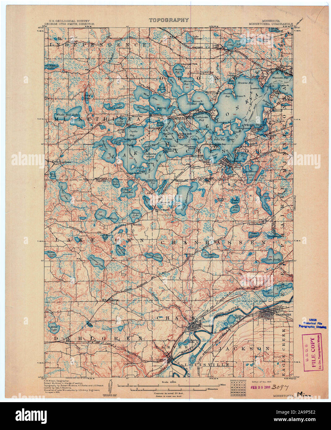 Minnetonka map hi-res stock photography and images - Alamy