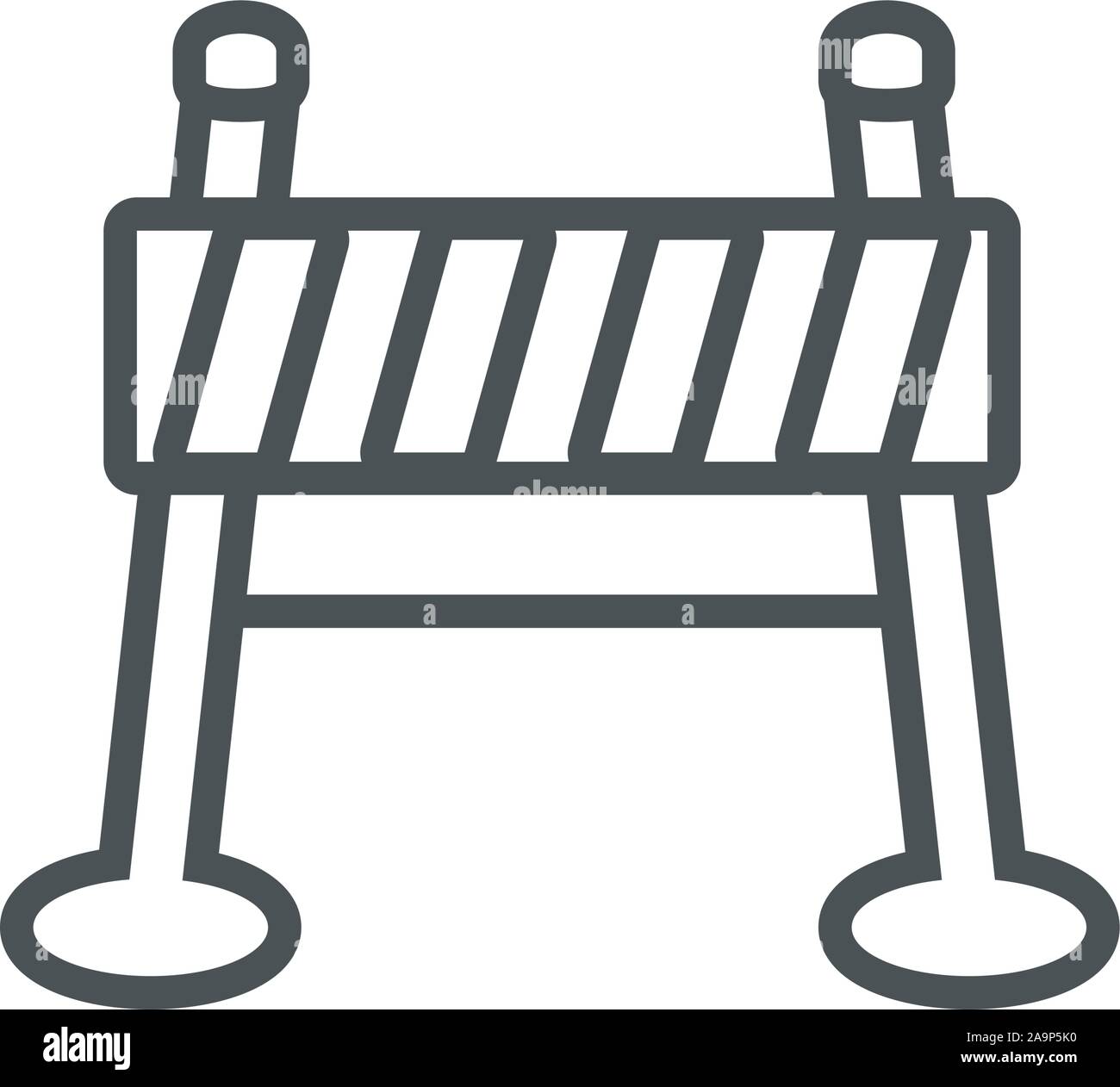 barrier traffic protection safety line vector illustration Stock Vector ...