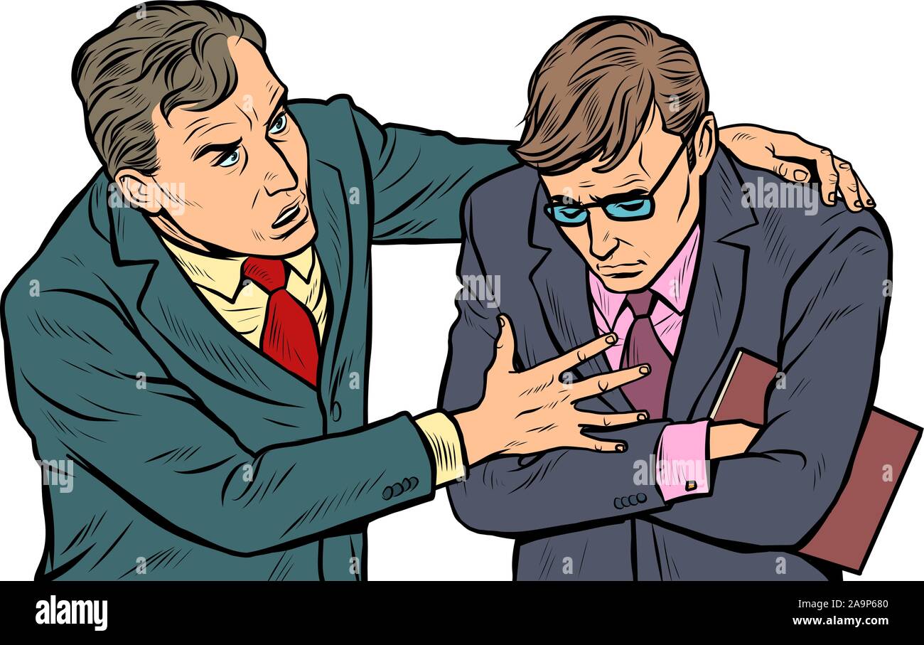 Upset colleague Stock Vector Images - Alamy