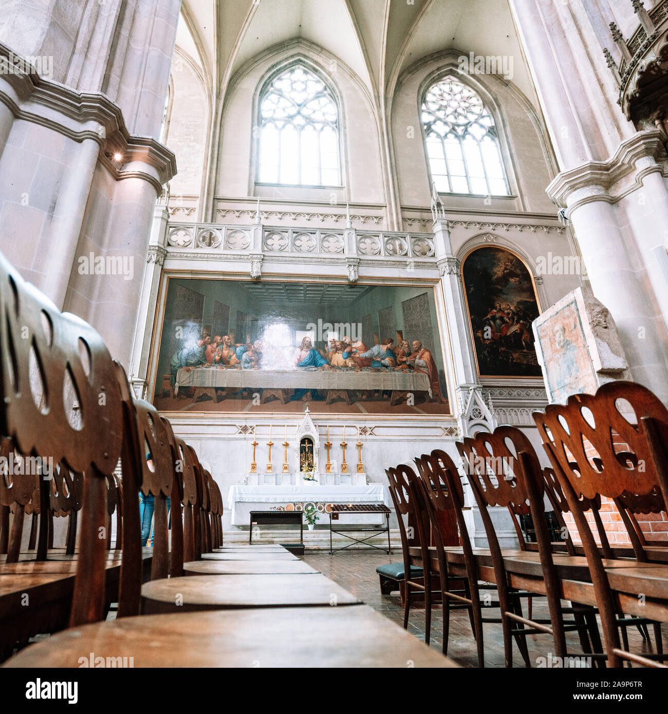 Minoritenkirche Memorial Inside ,Wien Church, Vienna, Austria Stock ...