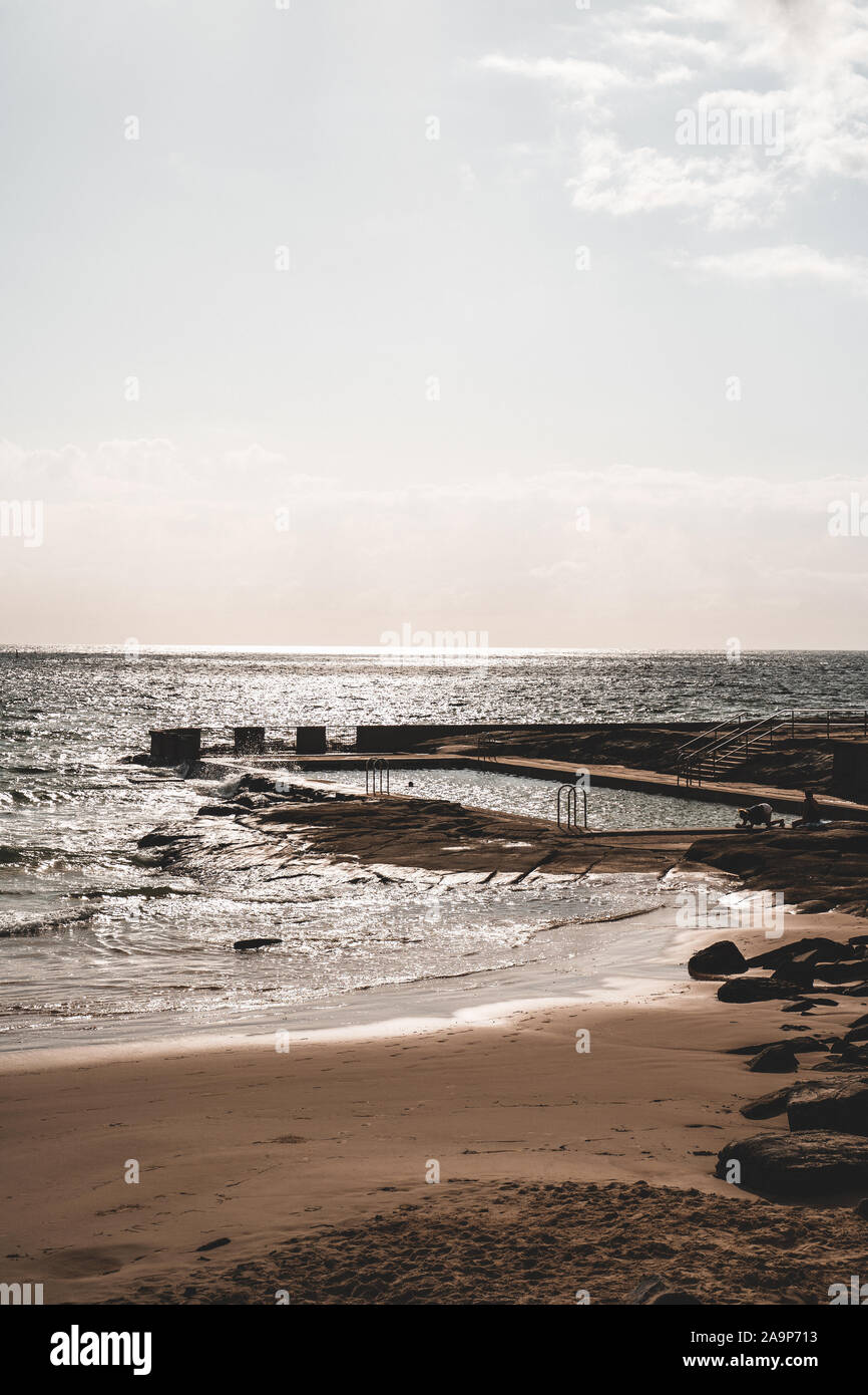 Yamba Ocean Pool on a summer morning, Yamba NSW Stock Photo - Alamy