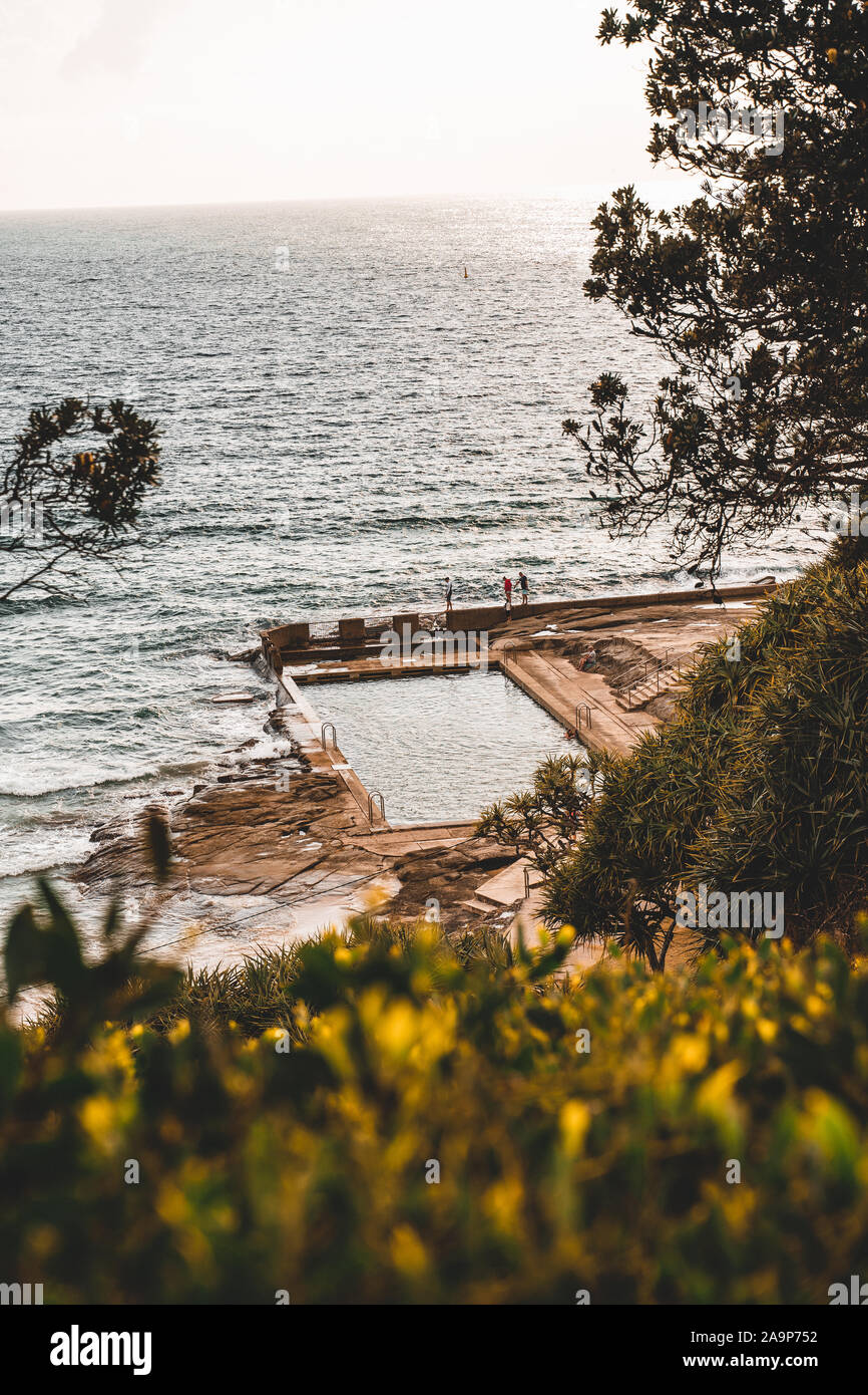 Yamba Ocean Pool on a summer morning, Yamba NSW Stock Photo - Alamy