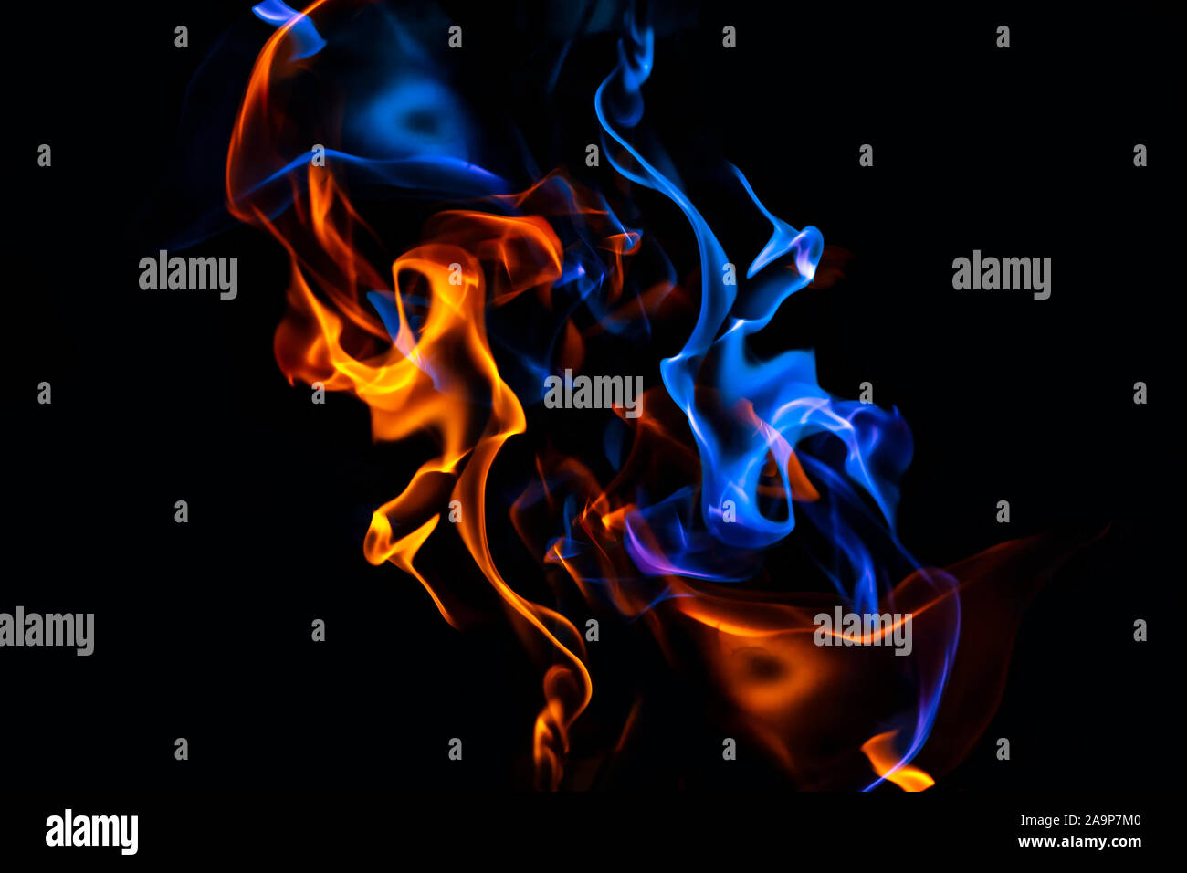 Red blue magic sparks hi-res stock photography and images - Alamy