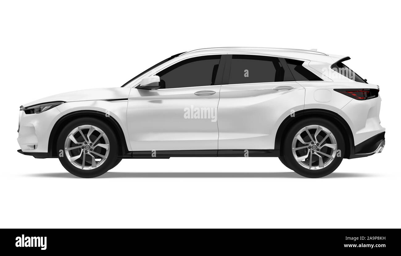 SUV Car Isolated Stock Photo - Alamy