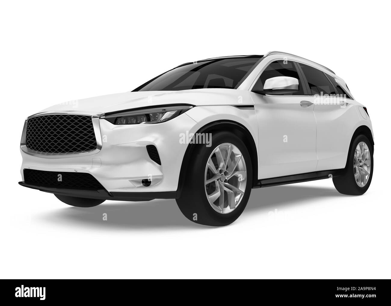 SUV Car Isolated Stock Photo - Alamy