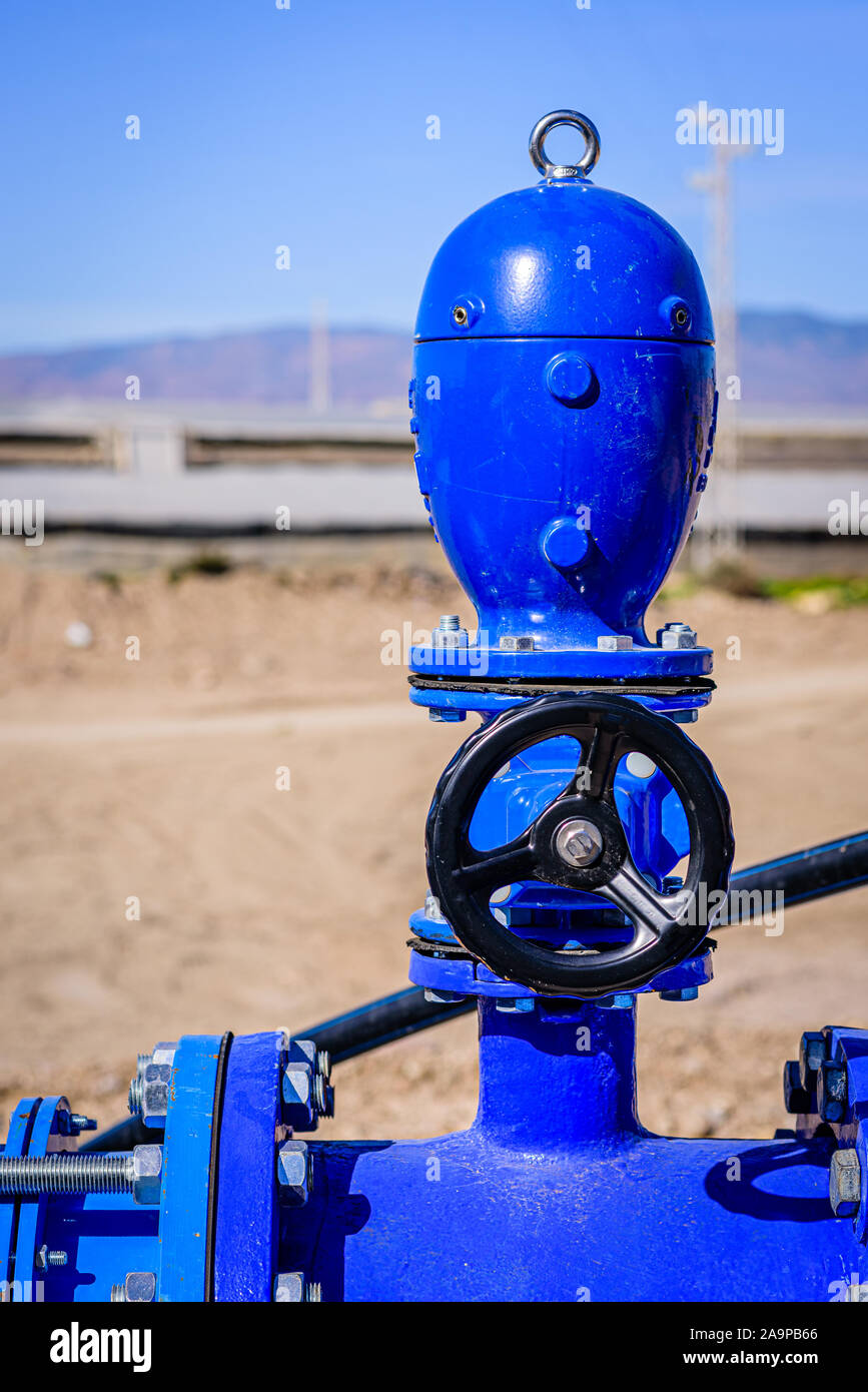 Air evacuation system in pipes Stock Photo - Alamy