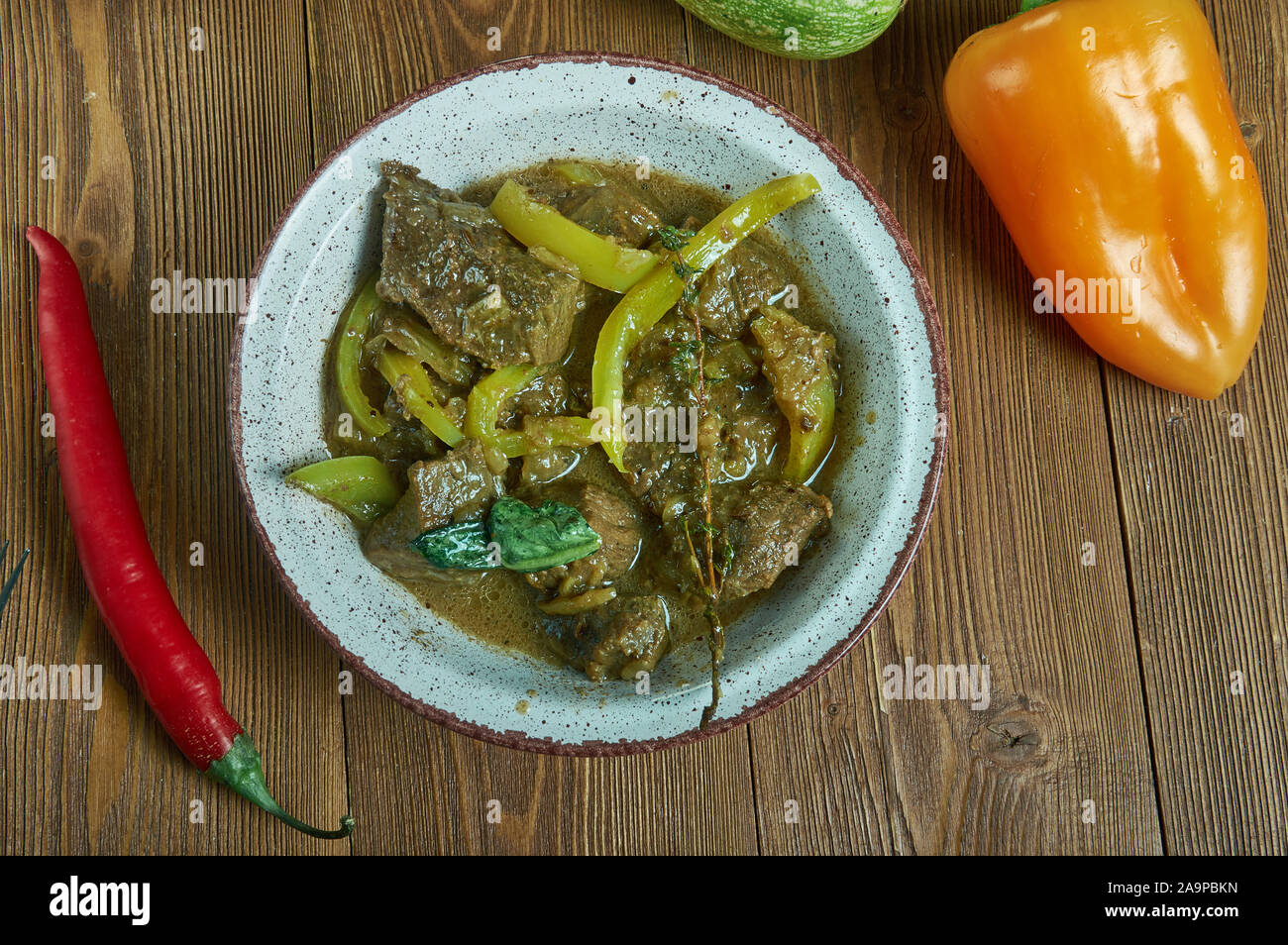 Caldillo Durangueno Traditional Beef Stew from Durango, Mexico Stock ...