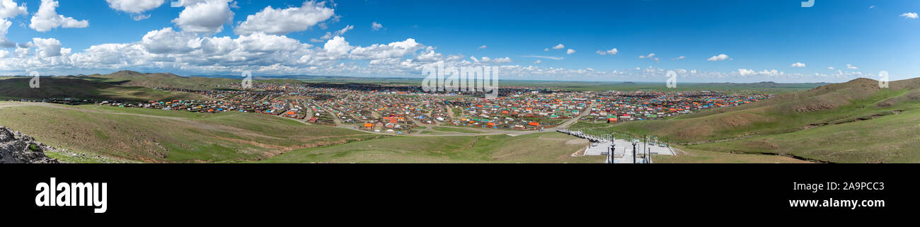 Mongolia panoramic view hi-res stock photography and images - Alamy