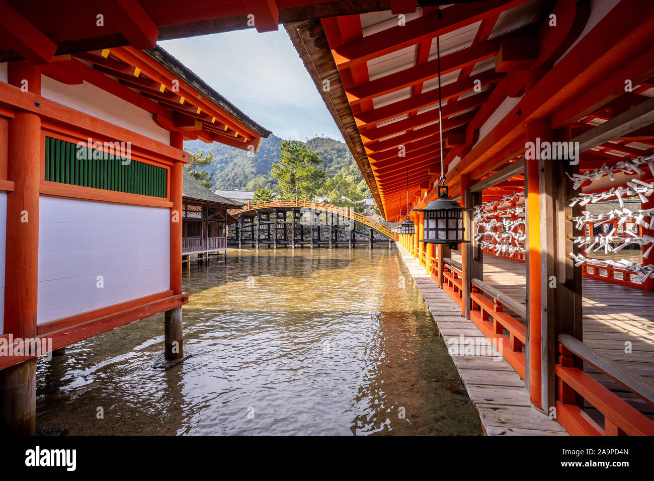 Itsukushima Shrine and its torii gate are unique for being built over ...