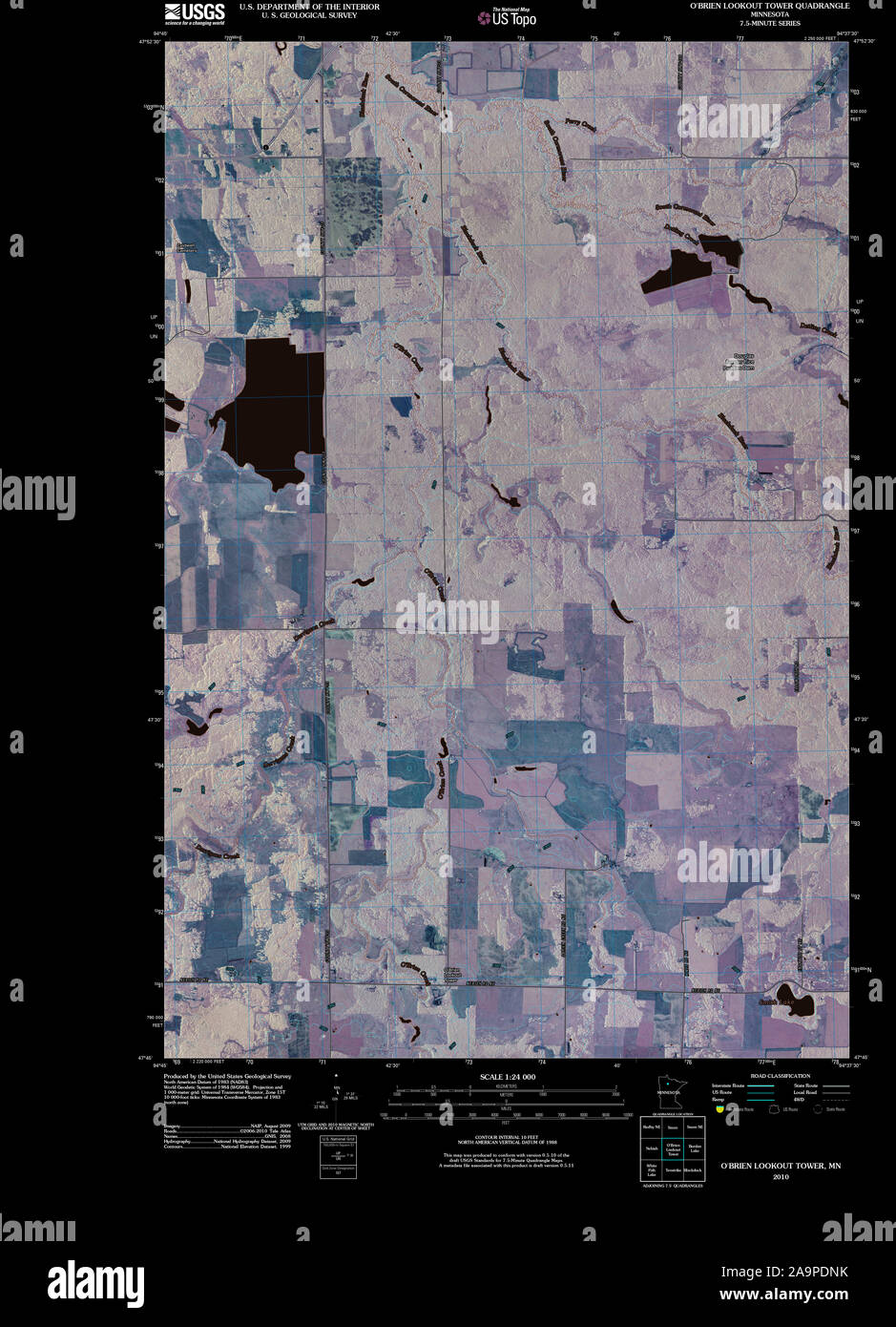 Map of tower minnesota hi-res stock photography and images - Alamy