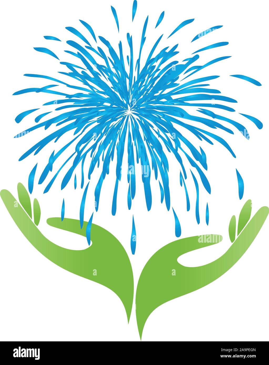 Healing water Stock Vector Images - Alamy