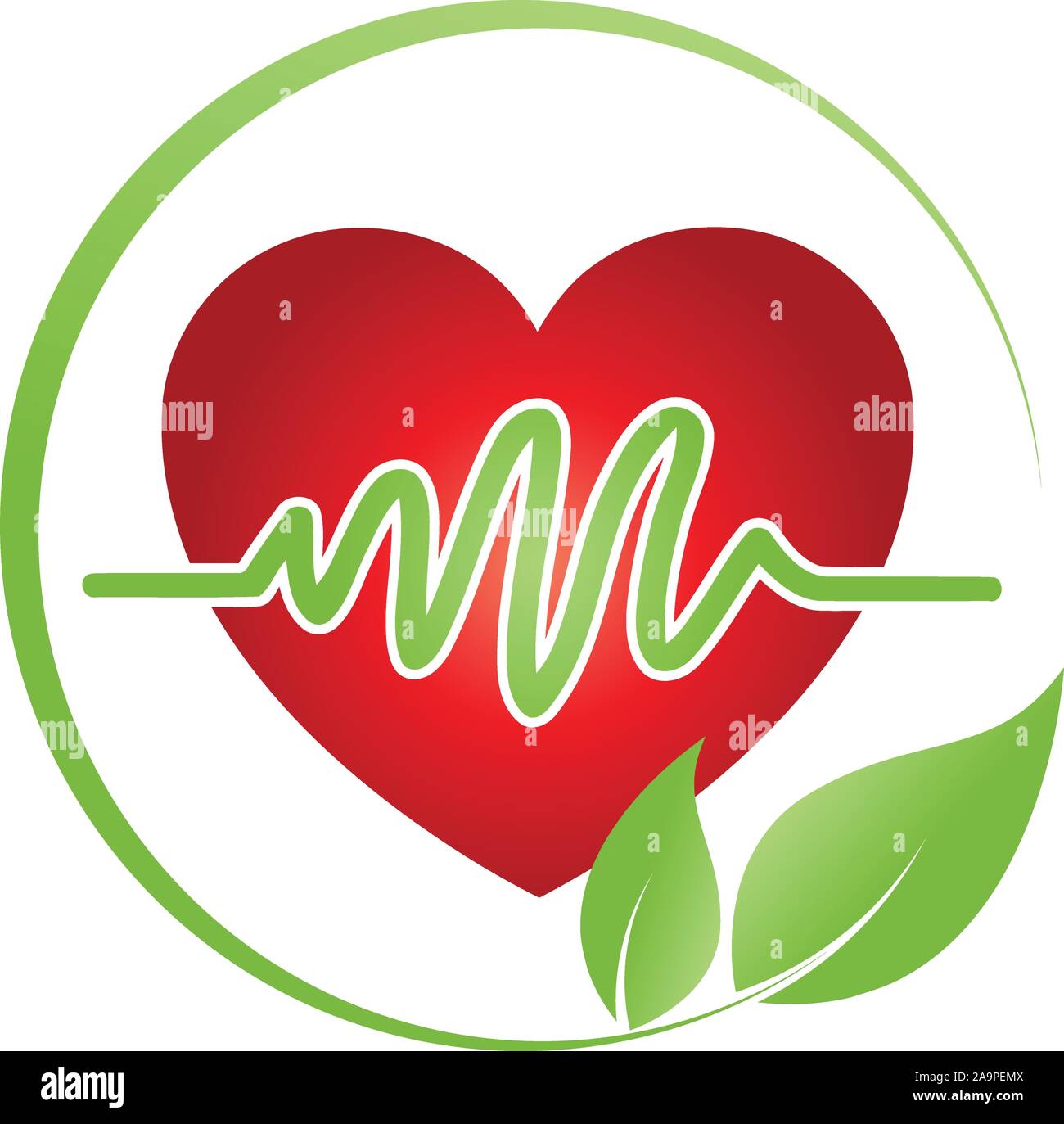Heart, leaves, vegan, nature, health, logo Stock Vector Image & Art - Alamy