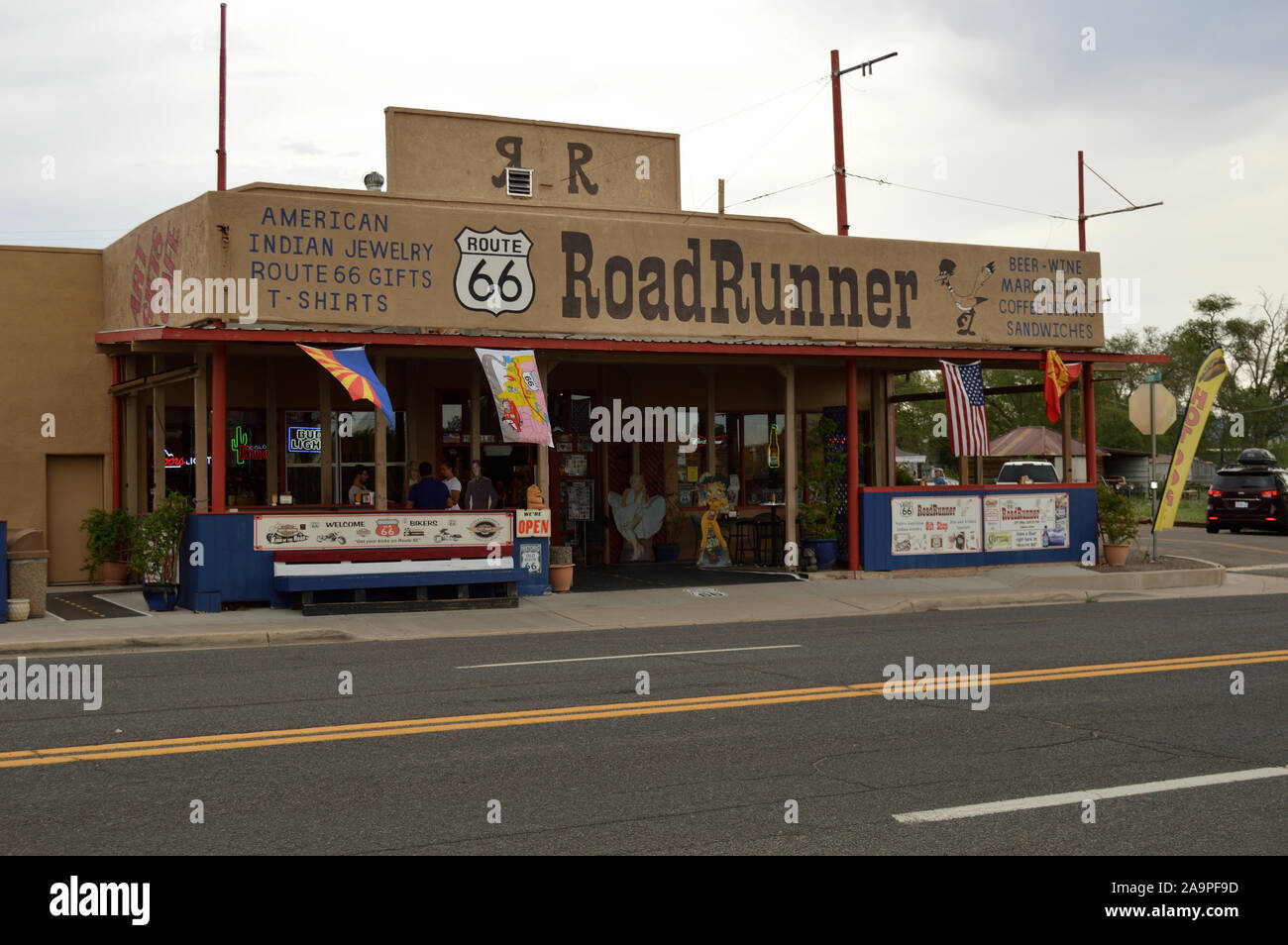 Oatman, Arizona, USA - July 2018: Iconic images of the famous and ...