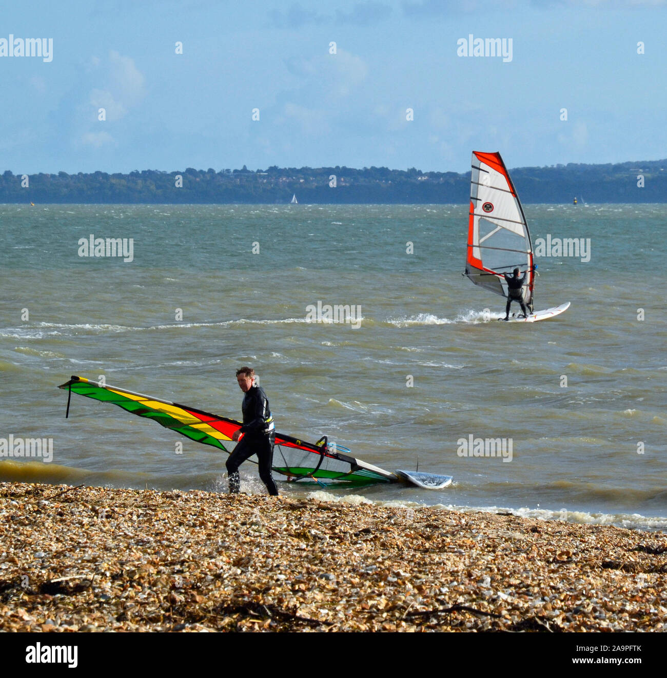 Haven for windsurfers hi-res stock photography and images - Alamy