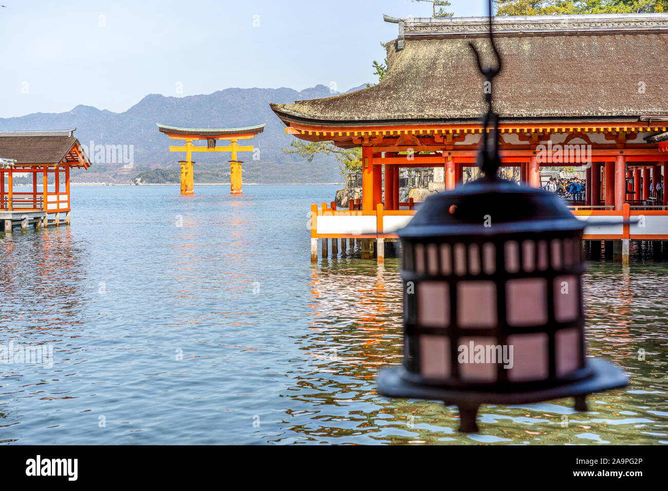 Itsukushima Shrine and its torii gate are unique for being built over ...