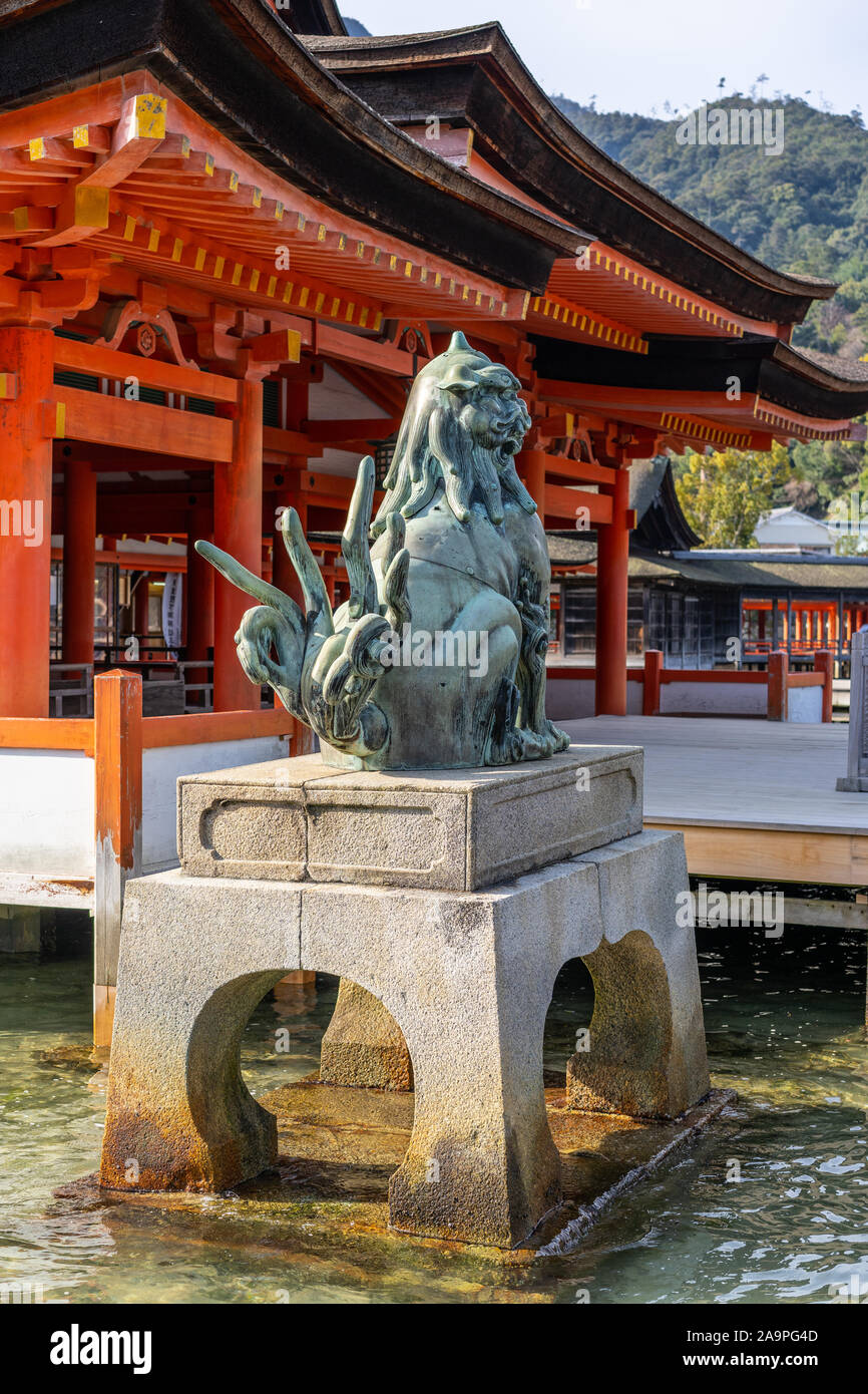 Itsukushima Shrine and its torii gate are unique for being built over ...