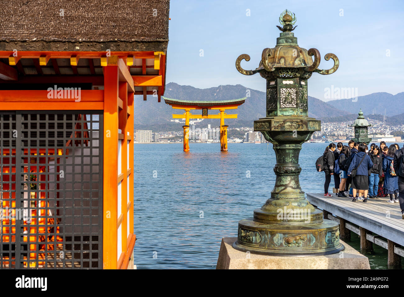 Itsukushima Shrine and its torii gate are unique for being built over ...