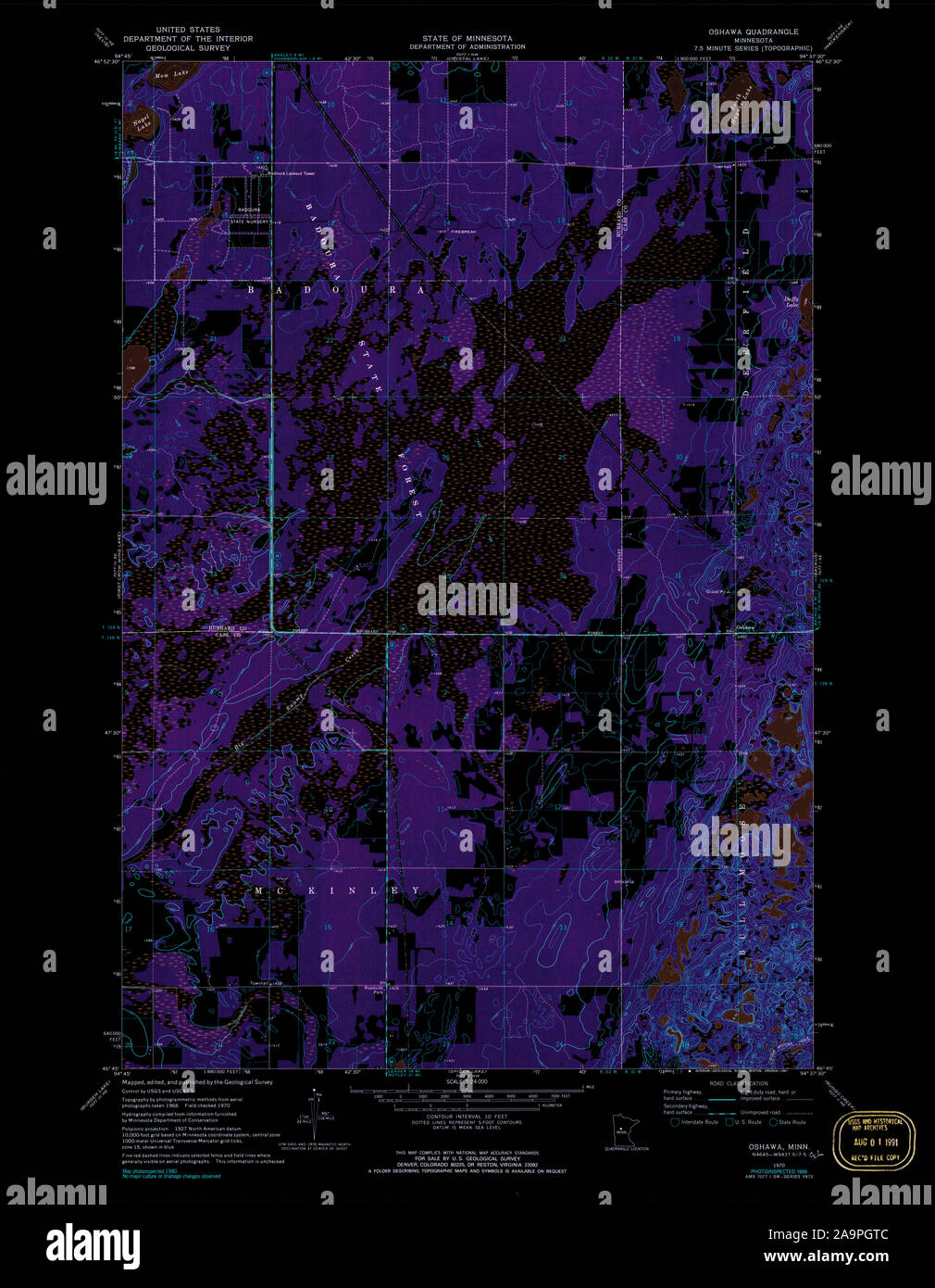 Oshawa map hi-res stock photography and images - Alamy