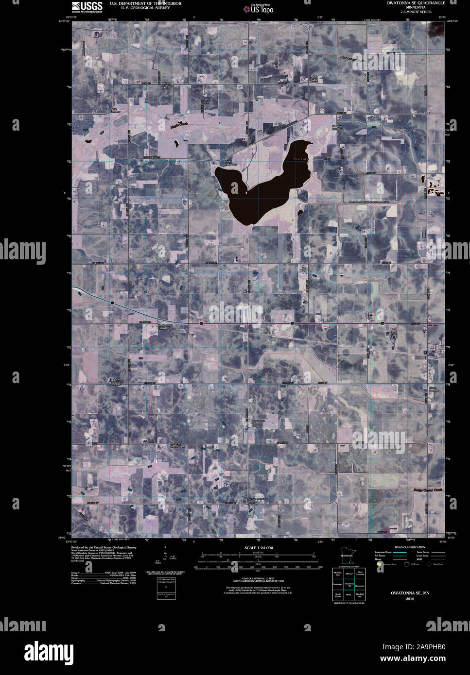 Map of owatonna hi-res stock photography and images - Alamy