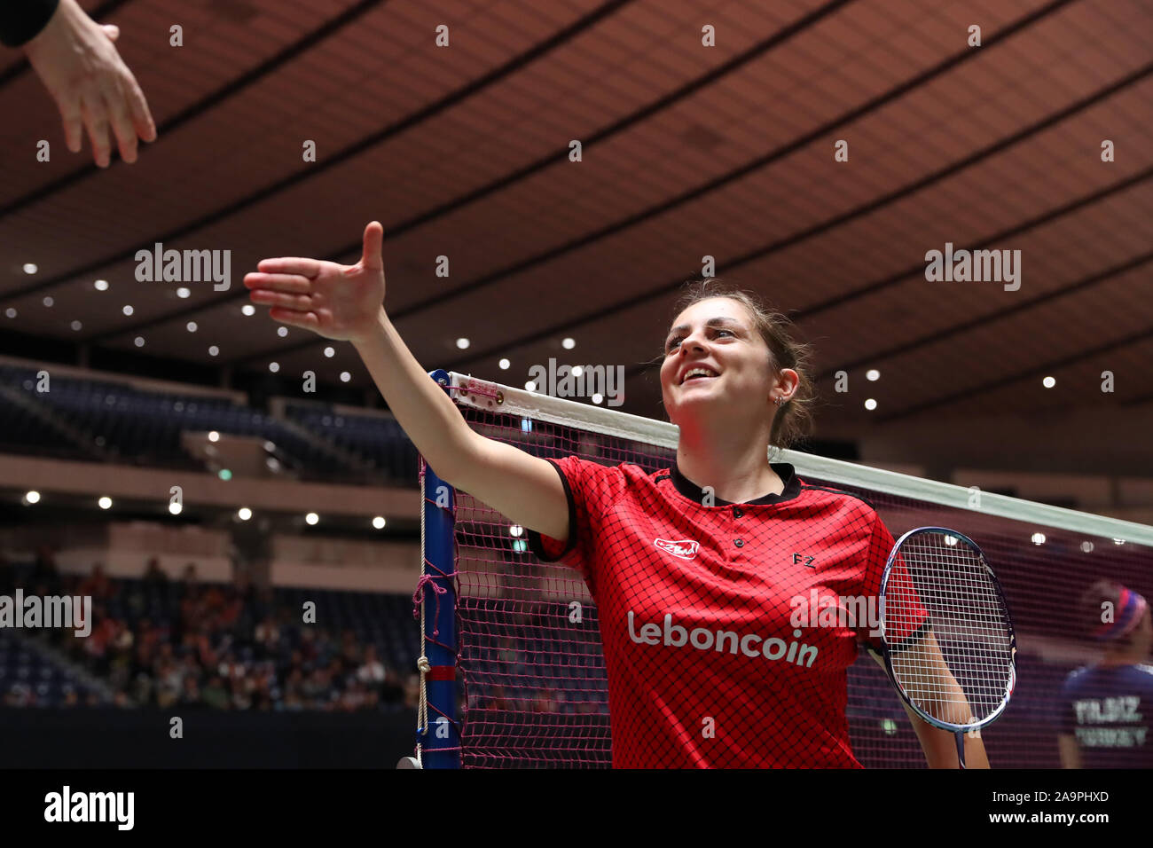 Tokyo, Japan. 17th Nov, 2019. Faustine Noel (FRA) Badminton : HULIC ...