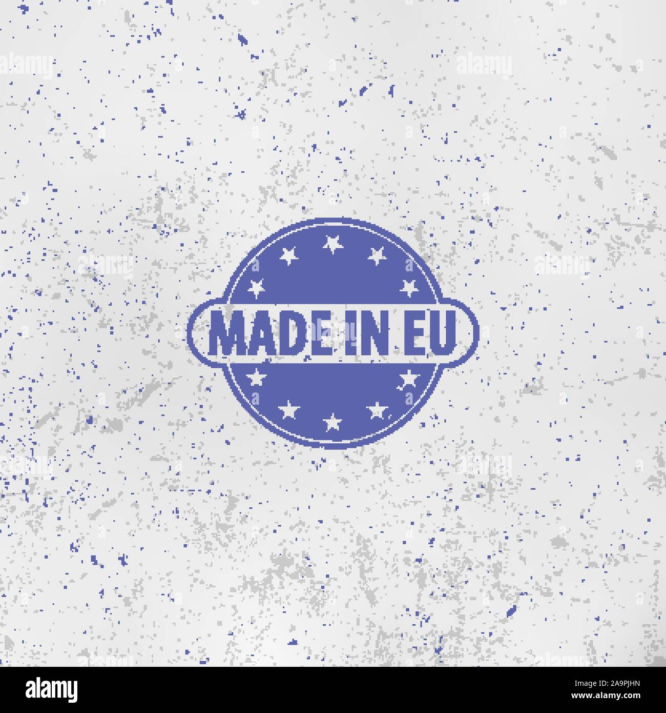 Made in European Union emblem. EU. Stamp. Europe sign template. Vector ...
