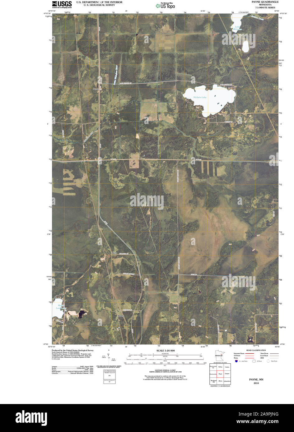 Map of payne hi-res stock photography and images - Alamy