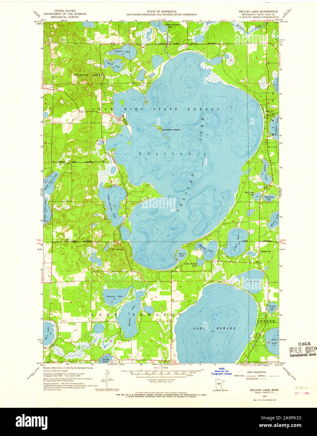Pelican lake map hi-res stock photography and images - Alamy