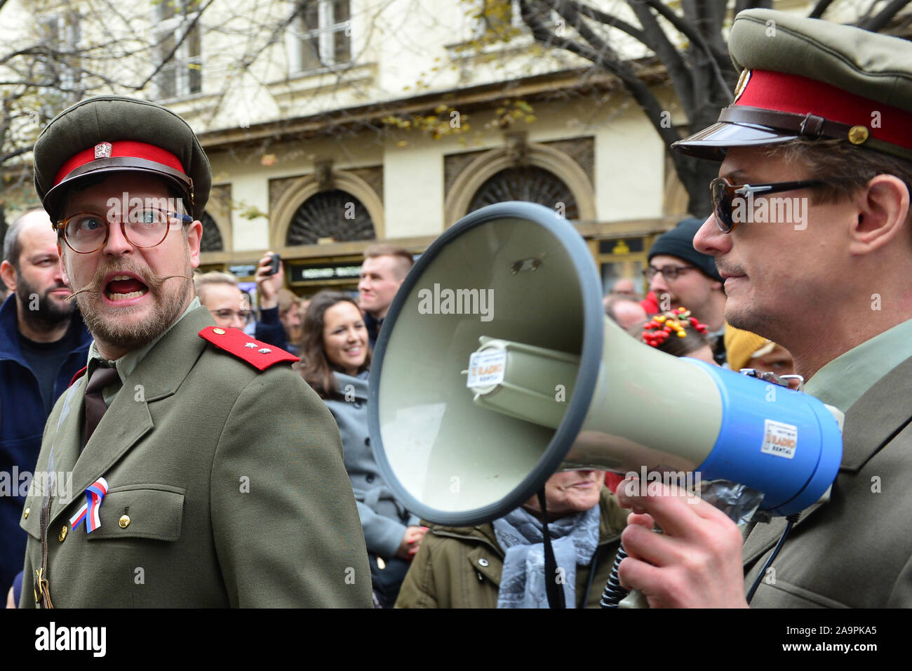 Velvet revolution 1989 students hi-res stock photography and images - Alamy