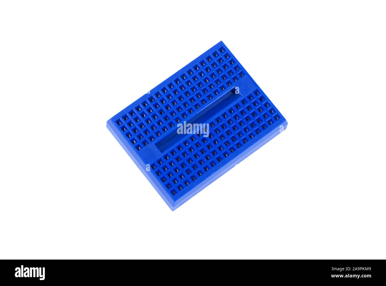 Mini Solderless Prototype Breadboard isolated Stock Photo - Alamy