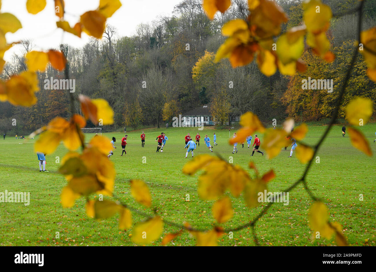 Sunday league football wet hi-res stock photography and images - Alamy