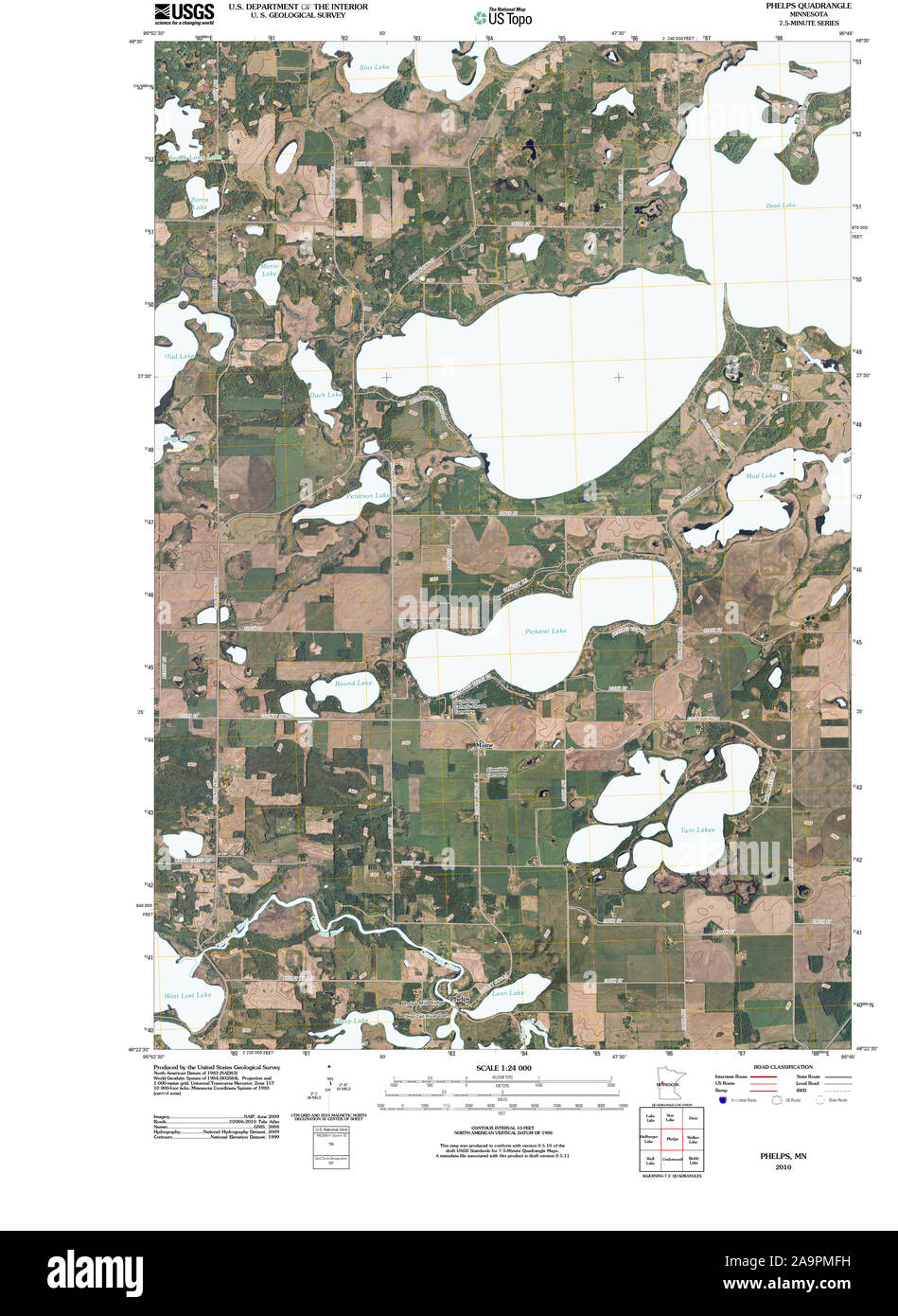Map of phelps hi-res stock photography and images - Alamy