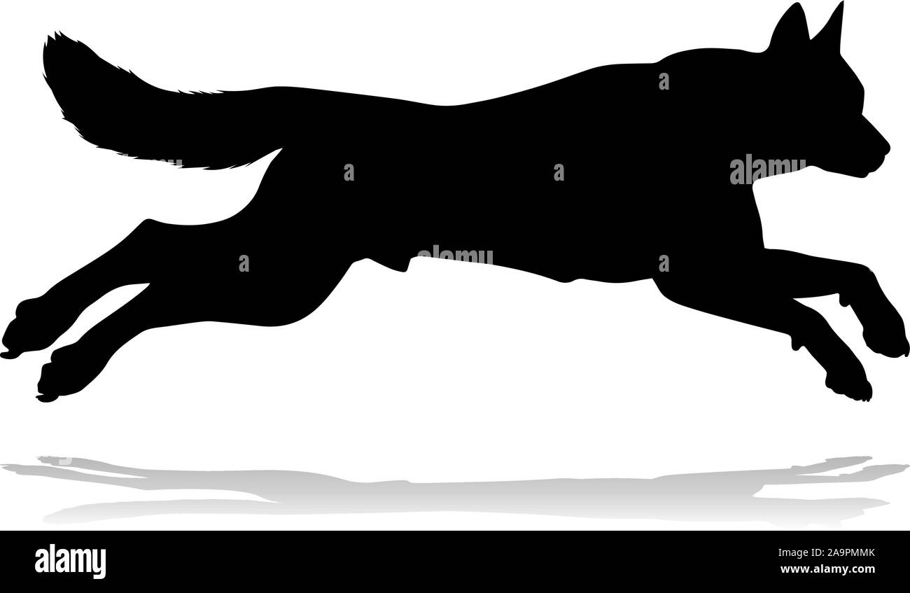 Dog Silhouette Pet Animal Stock Vector Image & Art - Alamy