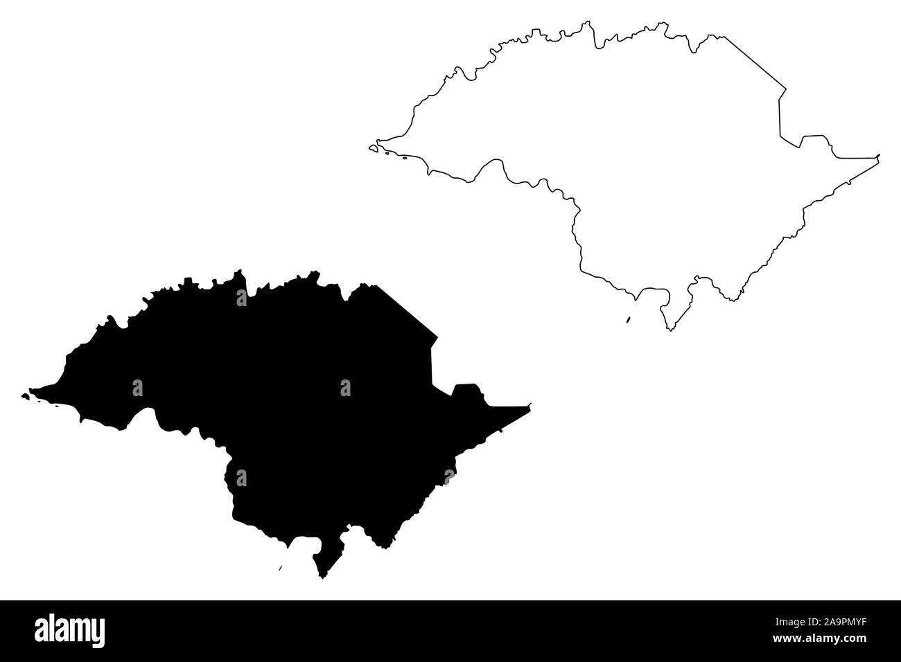 Unincorporated united states territory Black and White Stock Photos ...